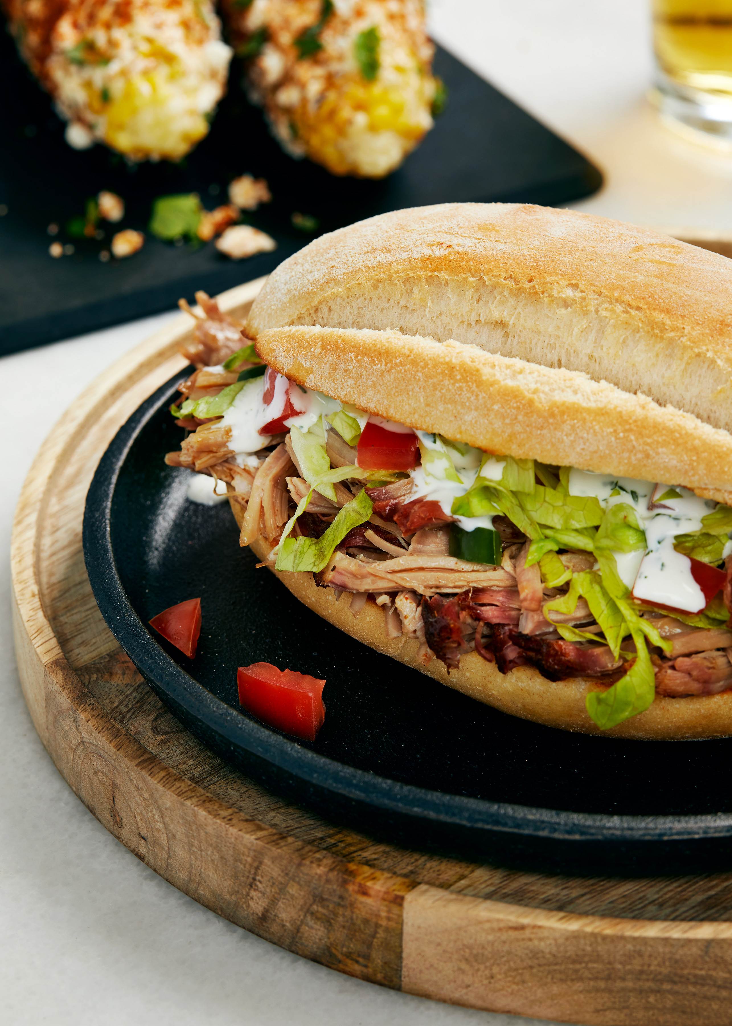 Smoked Carnitas Torta Sandwich Recipe